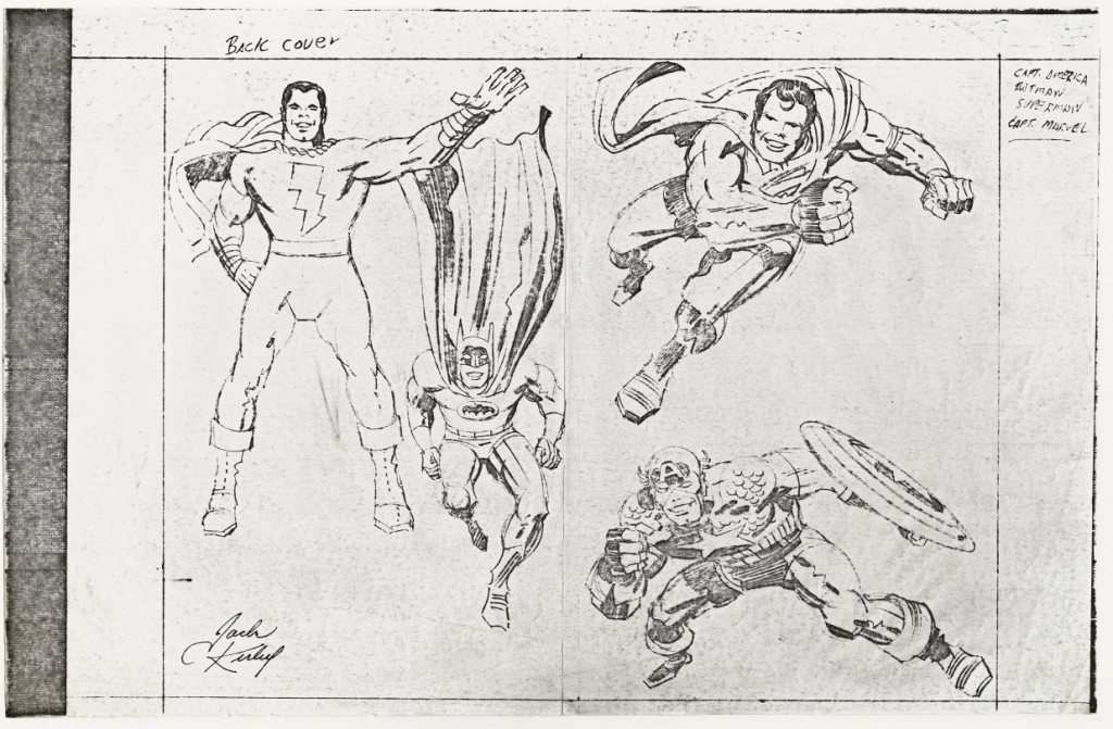1973 – Comic Reader 100 back and front unused cover pencil art | The ...