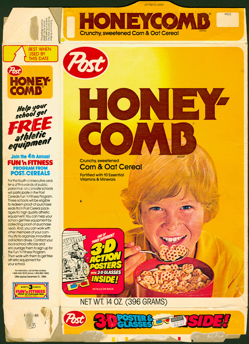 1984 Honeycomb Cereal Box Front Jack Kirby Museum Research Center